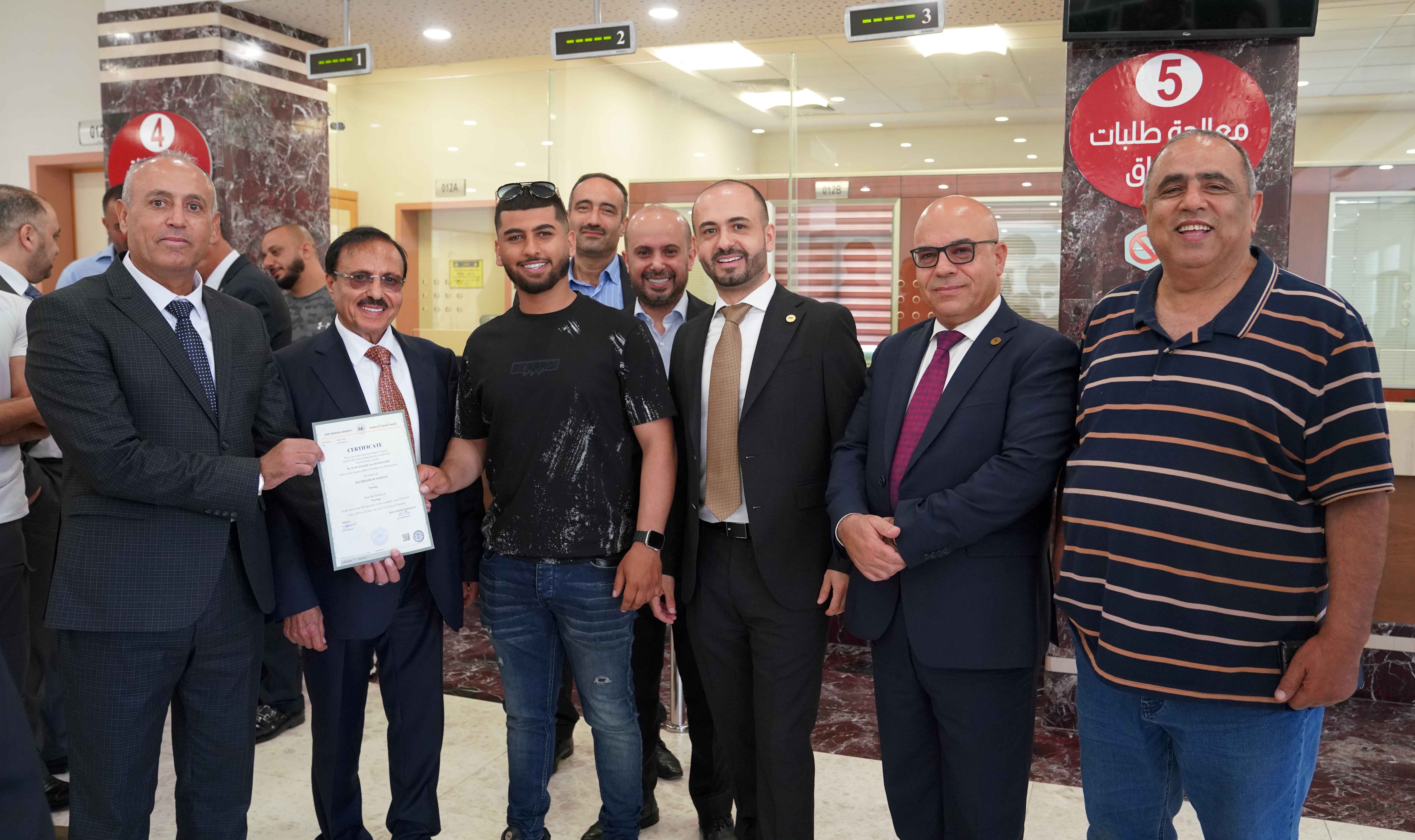 Dr. Yousef Asfour, AAUP Founding Chairman of Board of Directors Tours ...